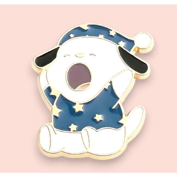 None | Jewelry | New Sanrio Sleepy Pochacco Pin Enamel Pin Brooch Lapel ...